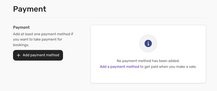 Enable payment for your services – Home
